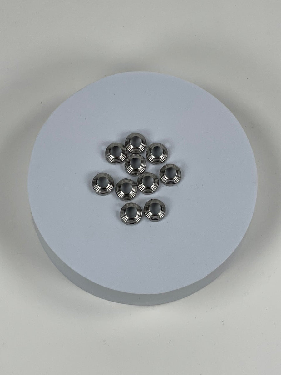 1/4" (-04), Clam Shell of 10 seals, 37° JIC 316 Stainless Steel Plain ...