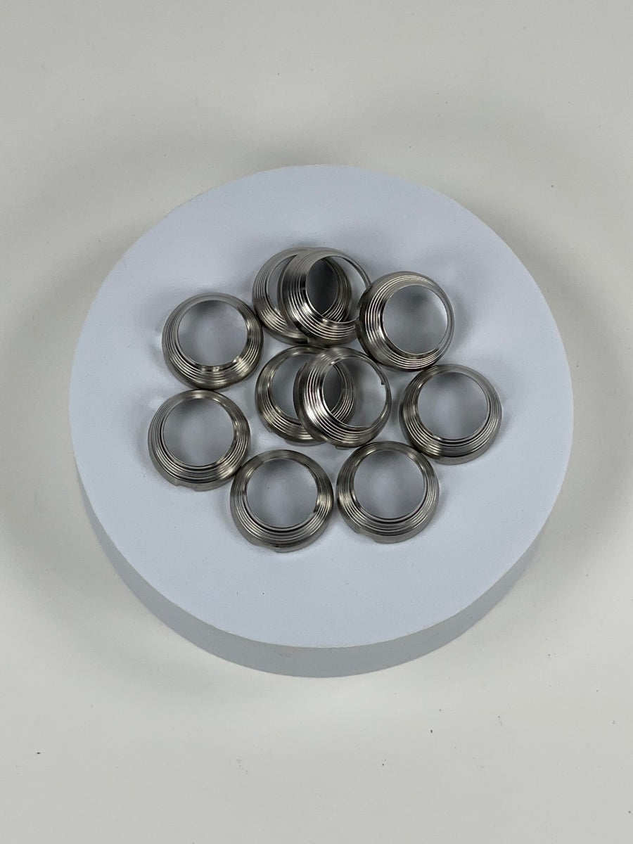 5/8" (-10), Clam Shell of 10 seals, 37° JIC 316 Stainless Steel Plain ...