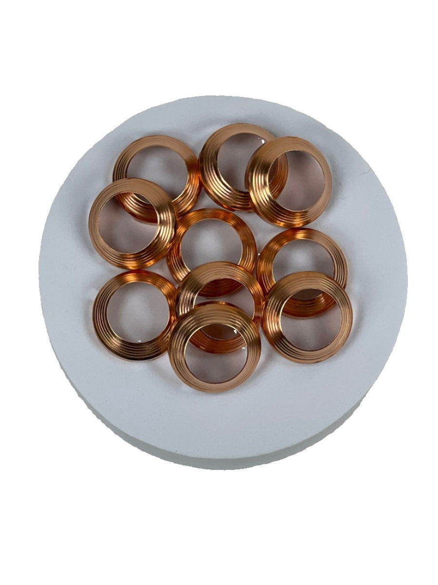 3/4" (-12), Clam Shell of 10 seals, 45° SAE Copper Plain (Without Loct ...